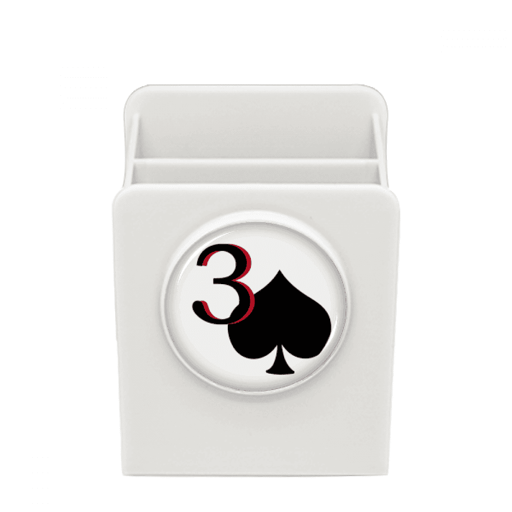 Peace Jupiter Spade 3 Poker Desk Pencil Holder Cup Pen Organizer ...