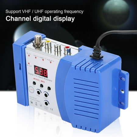 TV Converter, AV-TV RF Modulator VHF / UHF AV-RF For Satellite For ...