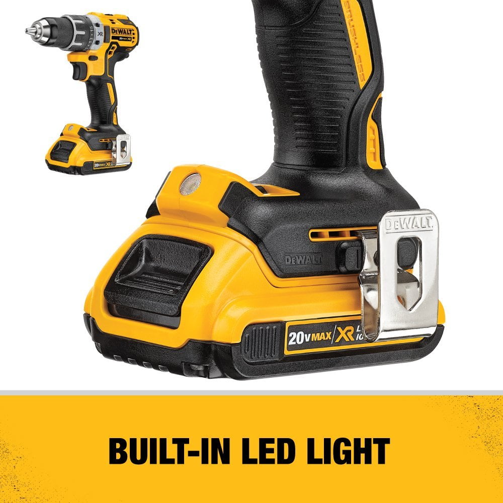 Dewalt DCD791D2 20V Max XR Lithium-Ion Brushless Cordless Compact Drill ...