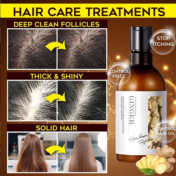 Hair Volumizing Ginger Shampoo Hair-active Root-boost Ginger Spray ...