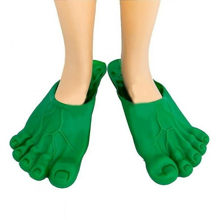Cosplay Hulk Green Giant Feet Bigfoot Slippers,halloween Props yunbice0 ...