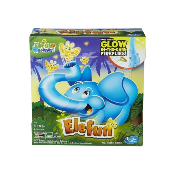 Hasbro Gaming Elefun & Friends - Elefun with Glow In The Dark Fireflies ...