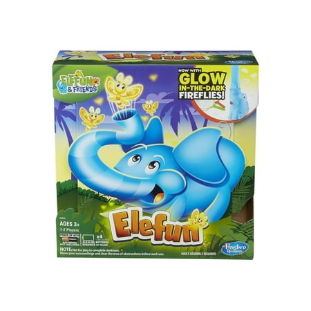 Hasbro Gaming Elefun & Friends - Elefun with Glow In The Dark Fireflies ...