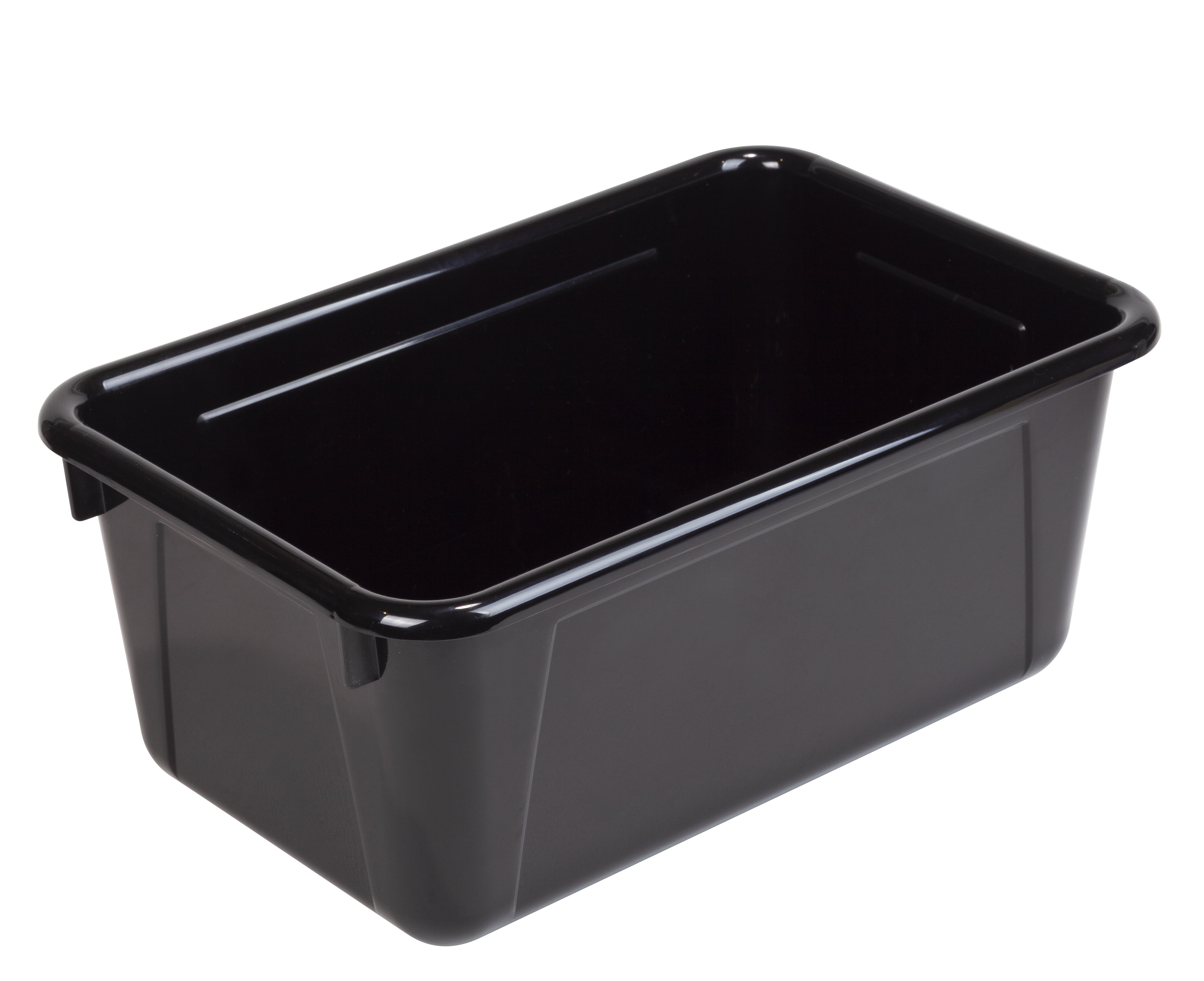 Pen+Gear Plastic File Organizer Cubby Bin, Deep Black - Walmart.com