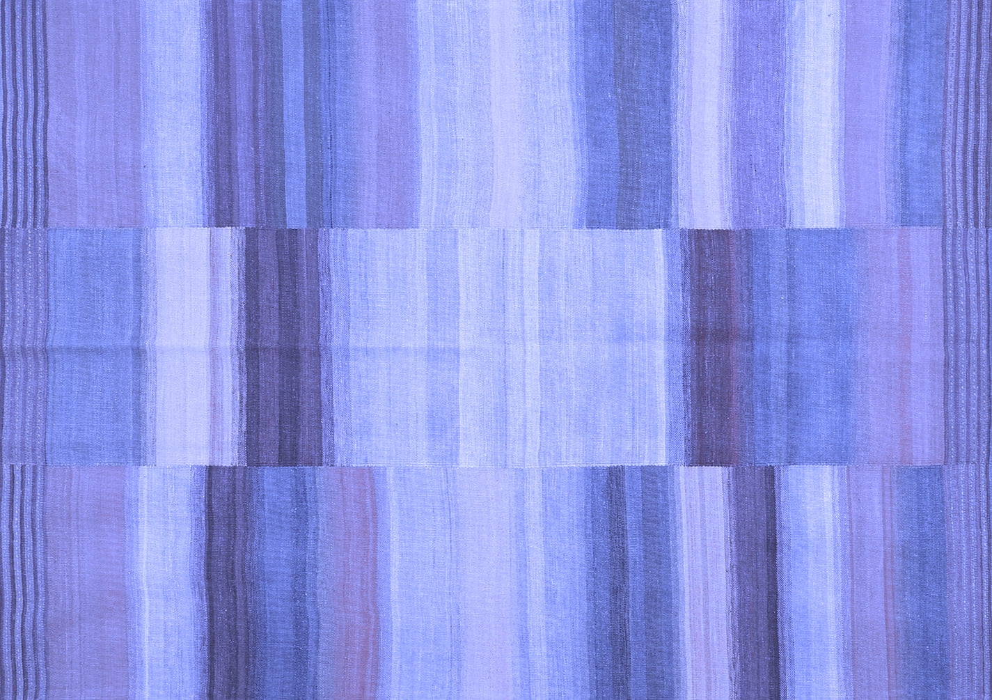 Ahgly Company Indoor Rectangle Abstract Blue Contemporary Area Rugs, 2 ...