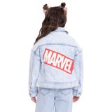 Disney Marvel Girls’ Denim Jacket, Sizes 4-16 - Walmart.com