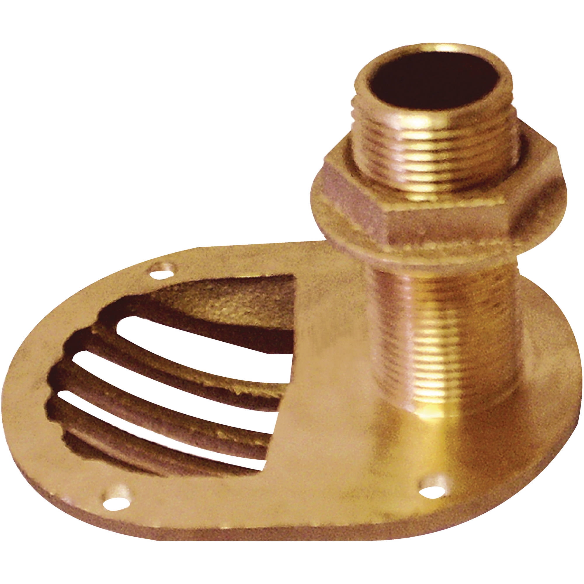 Groco STH Bronze Scoop Through-Hull with Nut - Walmart.com