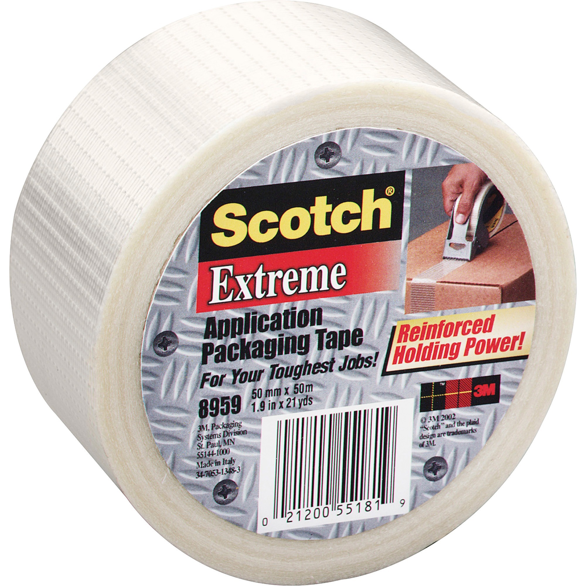 Scotch Extreme Application Packaging Tape Clear 1 Roll Quantity Scotch Extreme Application Packaging Tape Clear 1 Roll Quantity