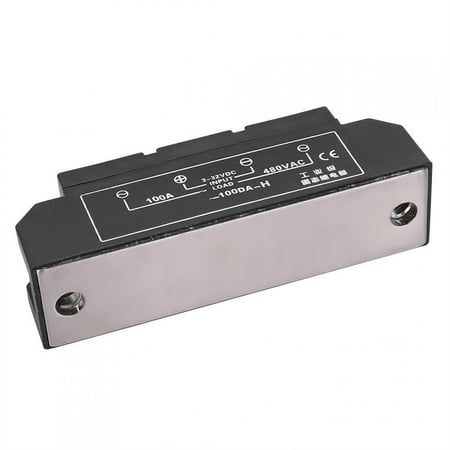 Fosa Solid State Relay, 12-480VAC Load Voltage SSR-100DA-H Relay Module ...