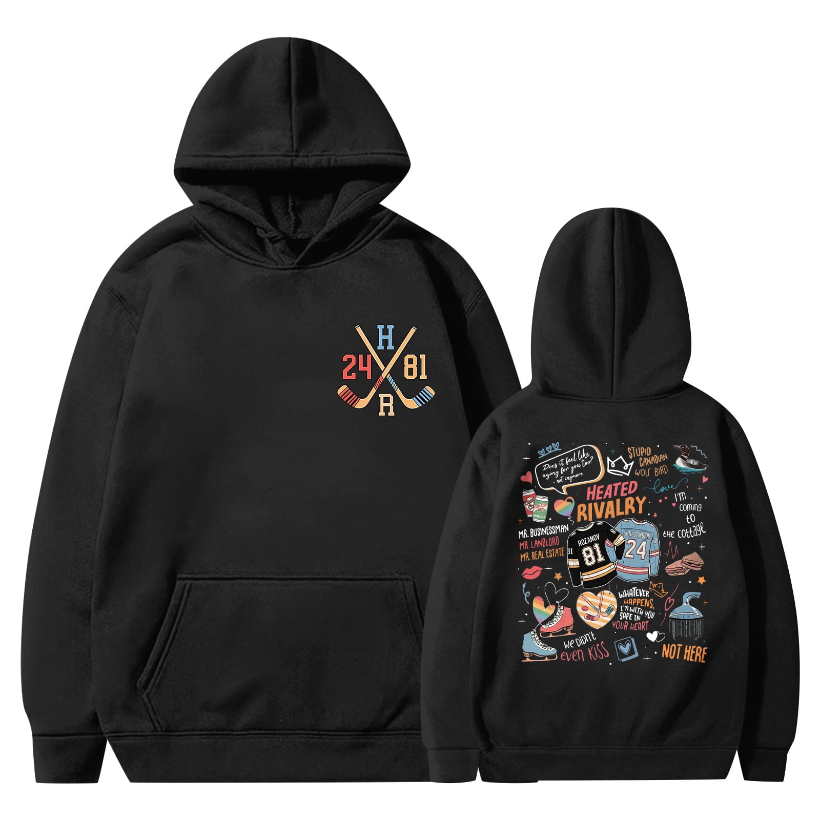 Click here for Choiix Heated Rivalry Pullover Hoodie With Graphic... prices