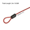 Unique Bargains Security Steel Cable Lock - 2.5mm Diameter - Walmart.com