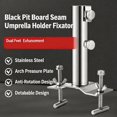 Rustproof Black Pit Umbrella Base Stand for Market Stall Sunshade ...