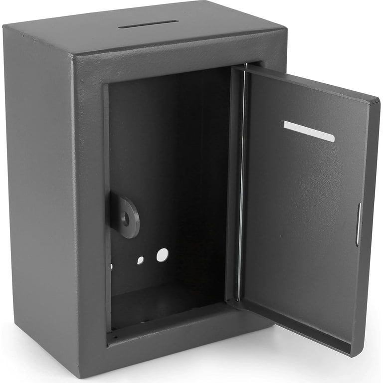 Lockable Donation Containers Heavy Duty Metal Donation Box - Lockable ...