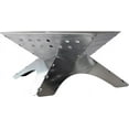 WINNERWELL Flatfold Fire Pit - Large| Portable Stainless Steel Fire Pan ...