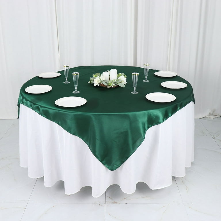 Green Tablecloth Wedding