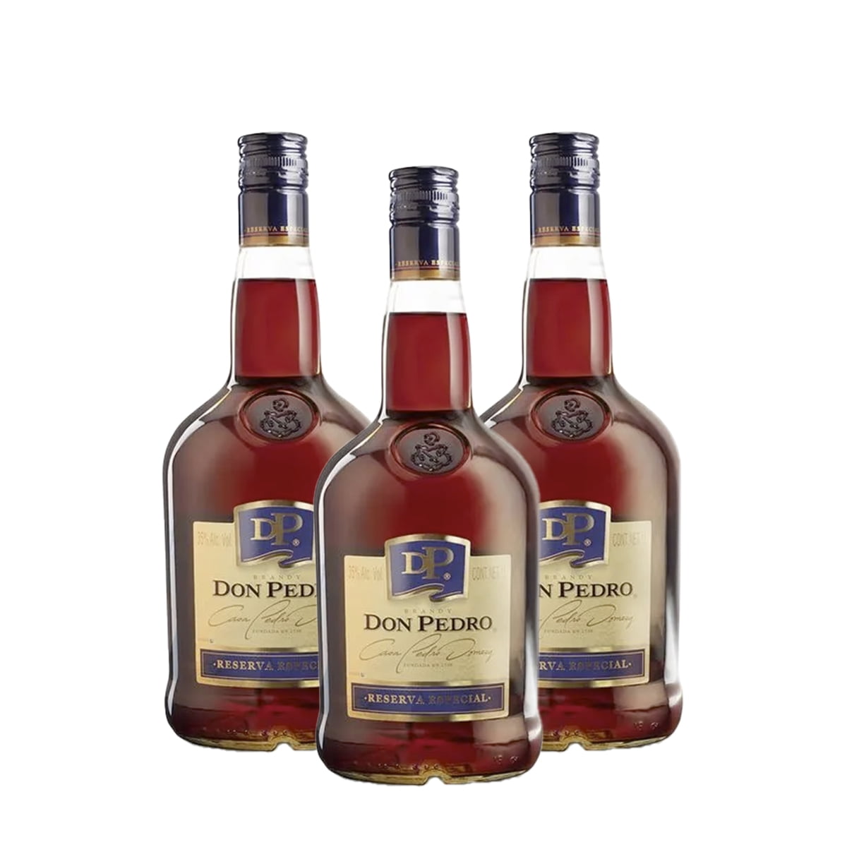 Pack De 3 Brandy Don Pedro Clasico 1 Lt | Bodega Aurrera en línea