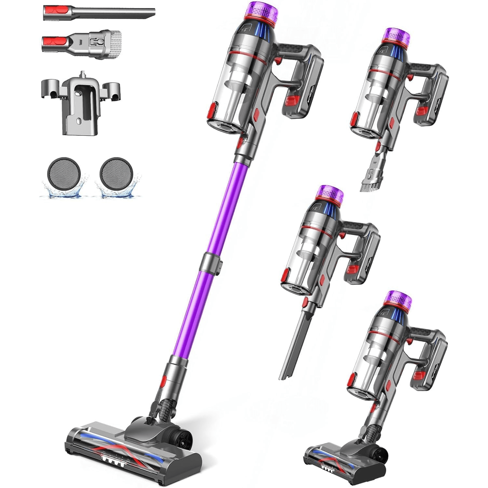 Click here for Zjqyds Cordless Stick Vacuum Cleaner: 550w Powerfu... prices