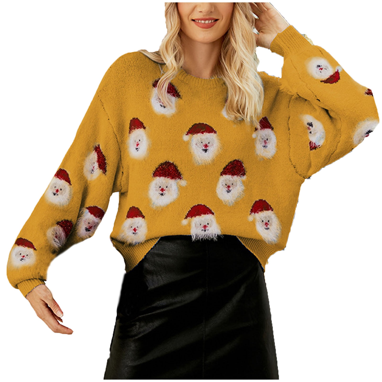 Click here for Rkstn Ugly Christmas Sweater For Women Cute Santa... prices