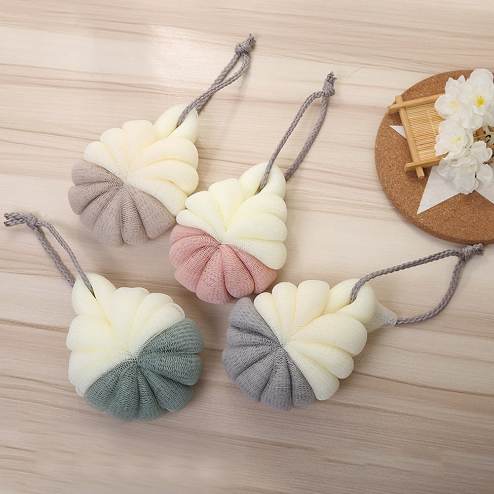 Warkul Soft Sponge Mesh Bathing Brush Loofah Shower Ball Rich Bubbles ...