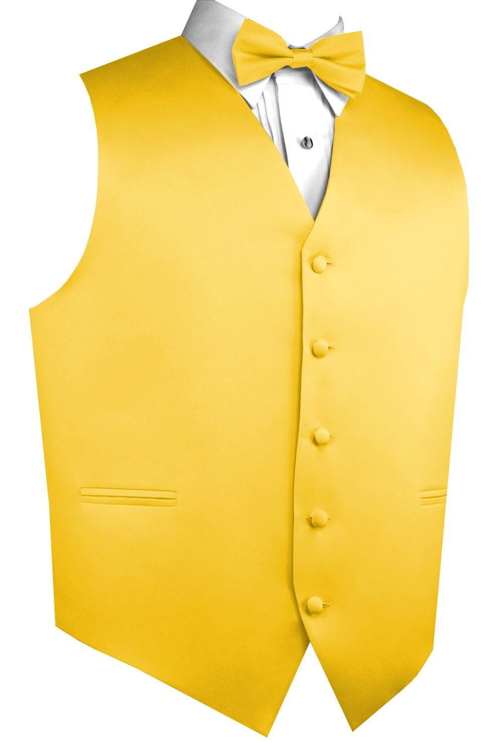 Men's Formal, Tuxedo, Wedding, Prom, Cruise Vest, Bow-Tie & Hankie Set ...