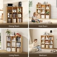 Jpiziso 9 Cube Storage Organizer Vertical or Horizontal Bookcase, Open ...