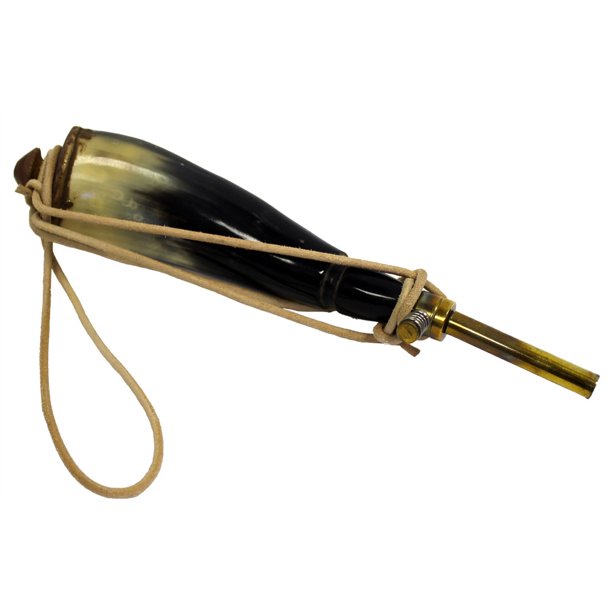 FUNCTIONAL GUN POWDER HORN Musket, Horns, POWDERHORN - Walmart.com ...