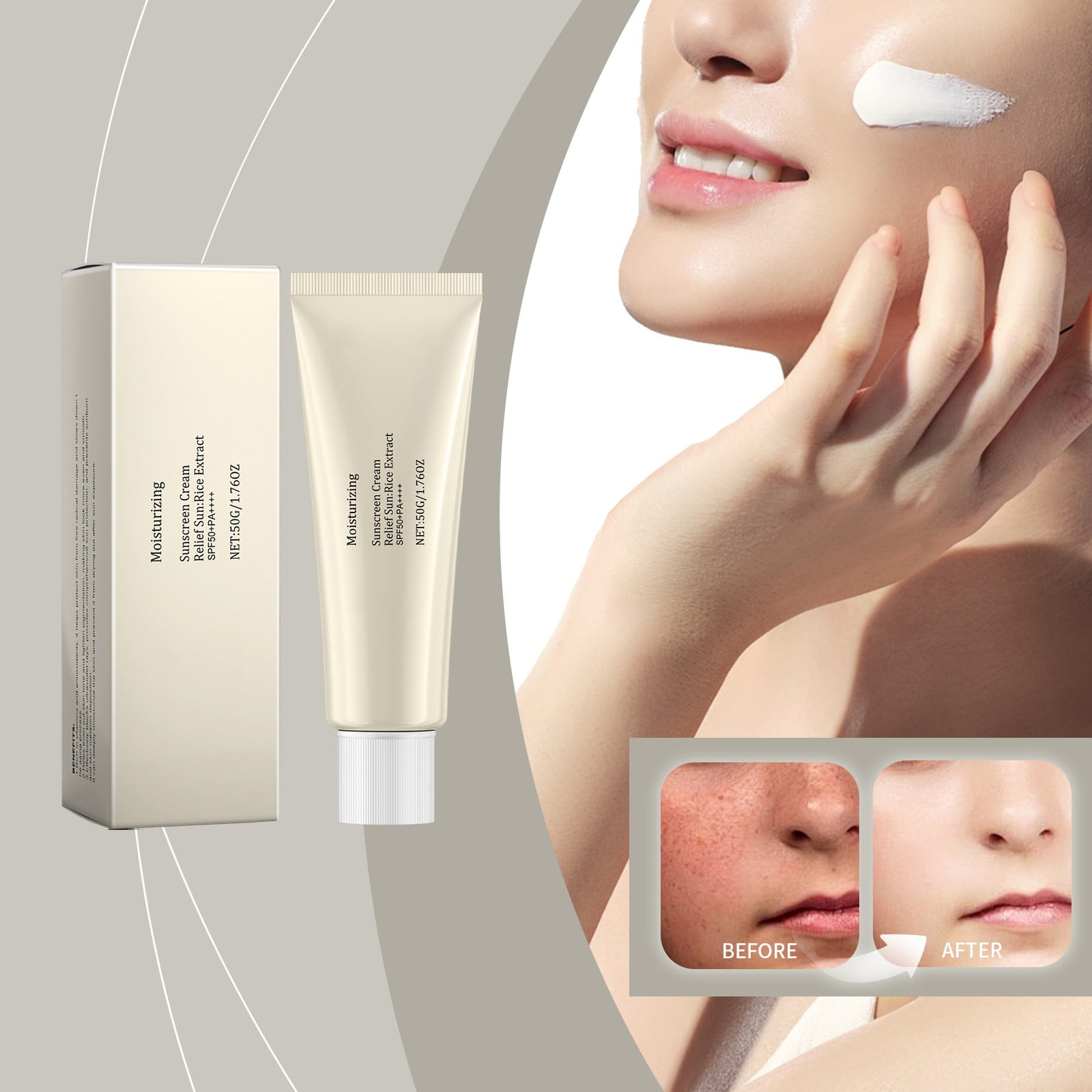 Relief Sun Organic Sunscreen SPF50,+PA++++with Rice | Skin Care For All ...