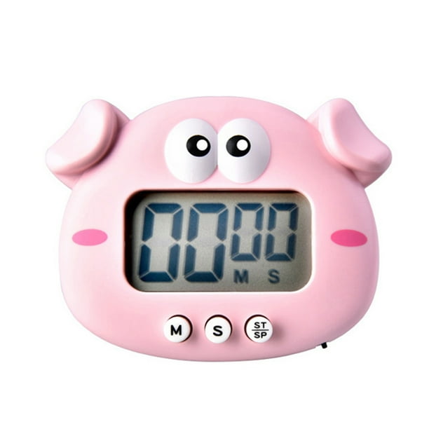 SAYOO Kitchen Timer, Cute Cartoon Animal Countdown Timer, LCD Large Screen Visual Digital ...