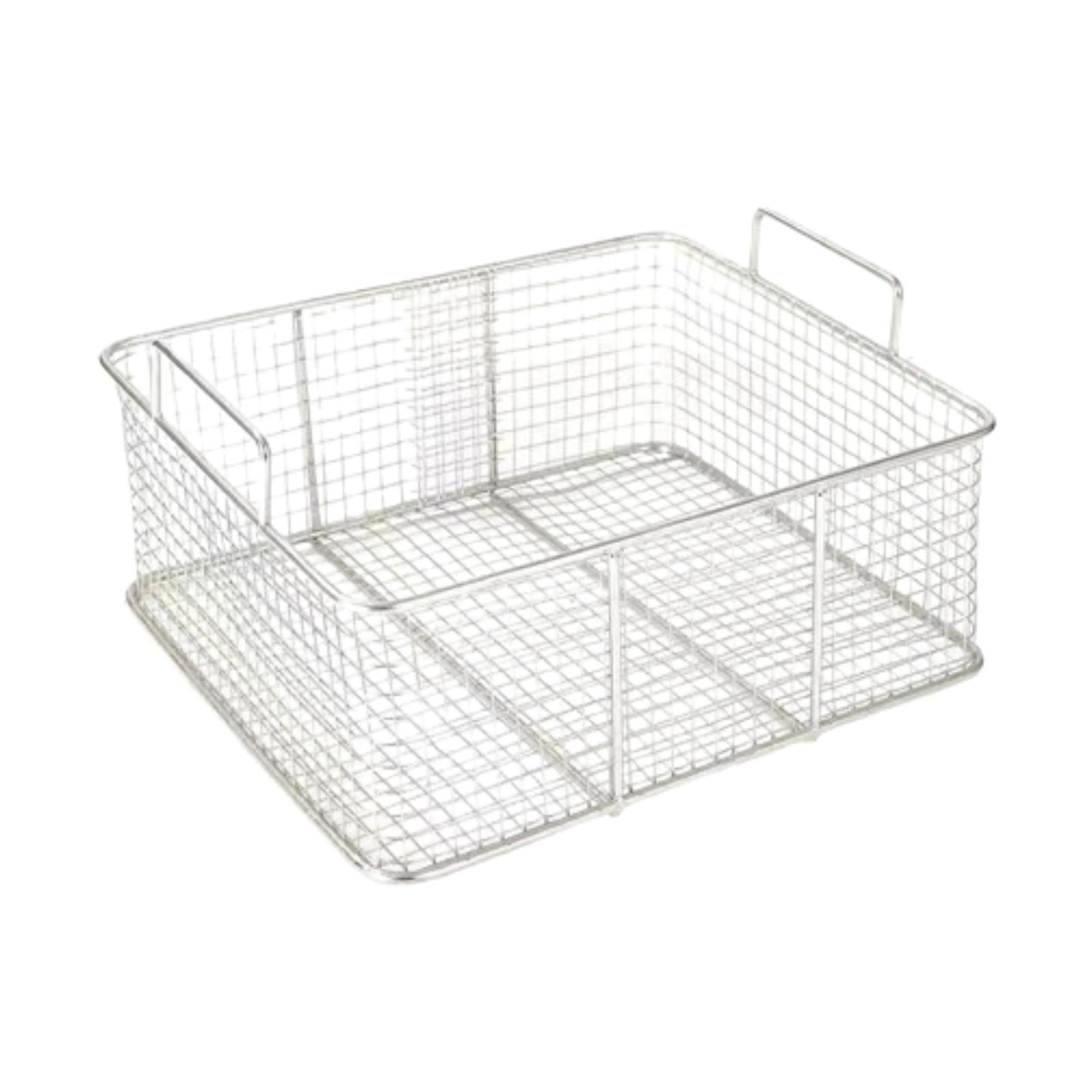 Cesta de drenaje cuadrado Canasta de freír freír con chips con canasta ...