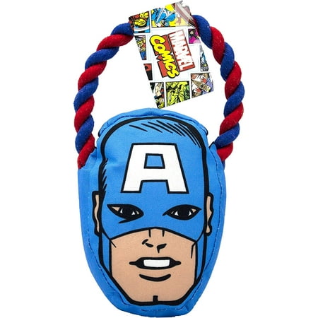 Marvel FFP9918ST Comics Captain Aa Rope Pull Toy for Dogs | Super Toys ...