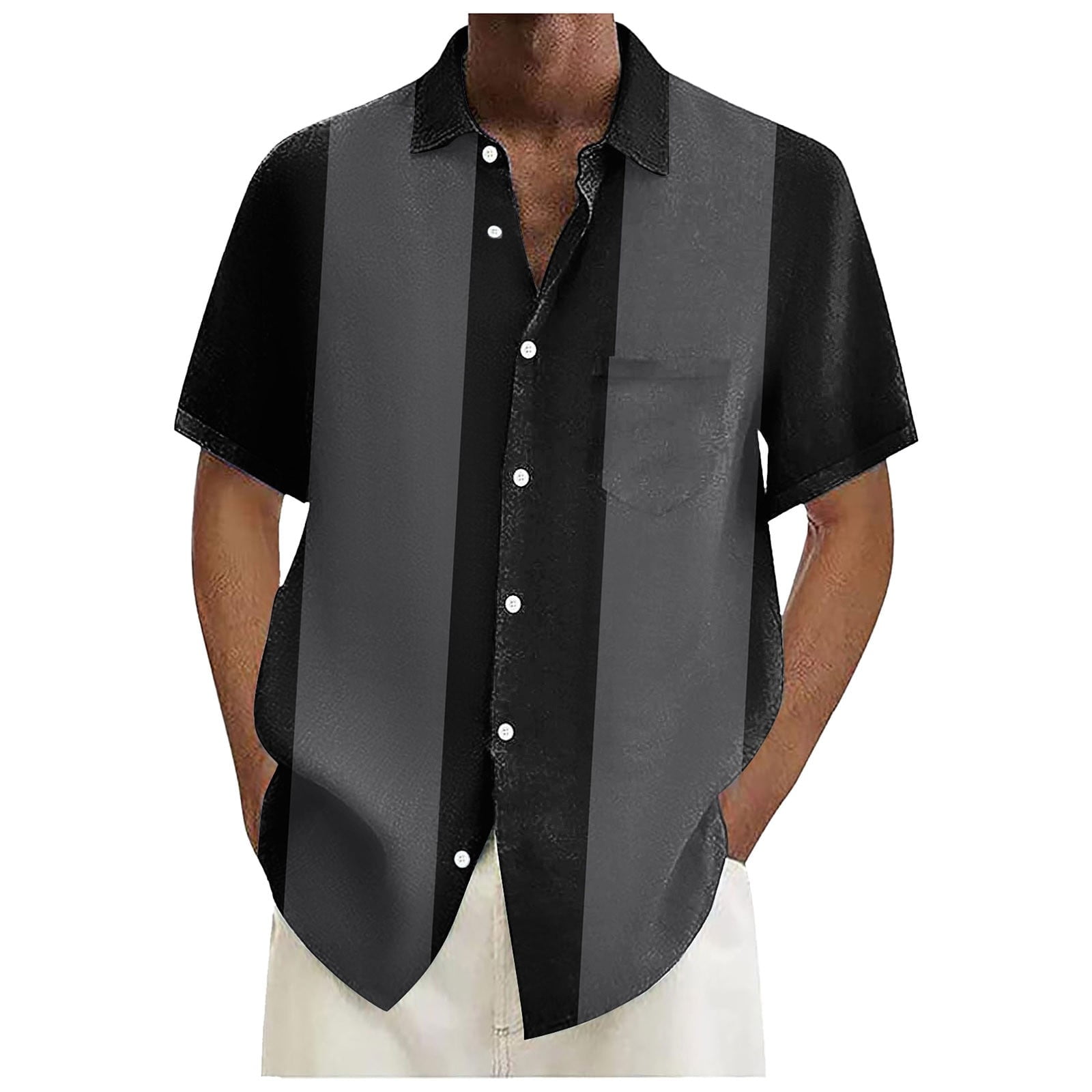 Click here for Feolixe Mens Vintage Bowling Shirts 1950s Casual S... prices