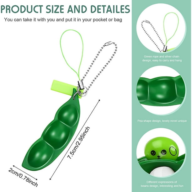Gprince Pea Poppers Toy Funny Facial Expression Release Stress Anxiety ...