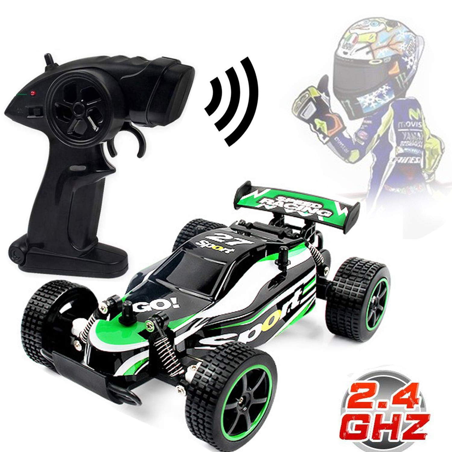 Blexy RC Racing Cars 2.4Ghz High Speed Radio Remote Control Car 1:20 ...
