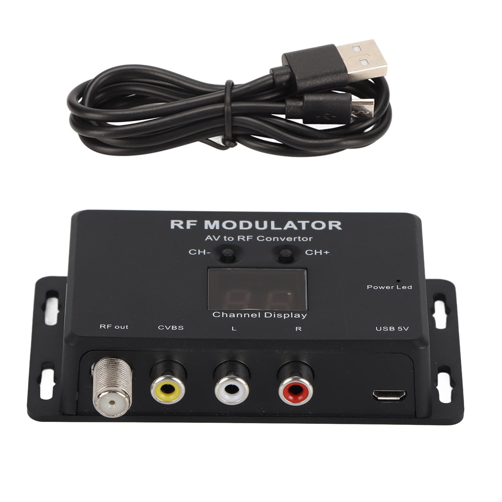 Modulador RF Profesional PAL NTSC 21 Canales AV a RF Convertidor para ...