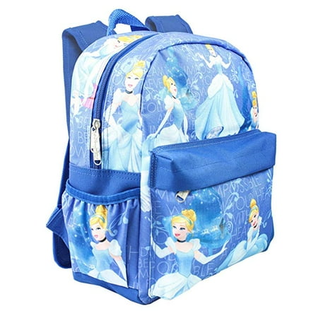 Small Backpack - Disney - Princess Cinderella Blue 12" A14916 | Walmart ...