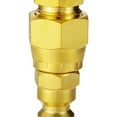 1/4" Connect to 1lb Propane Gas Tank Adapter Easy Assembly Brass for ...