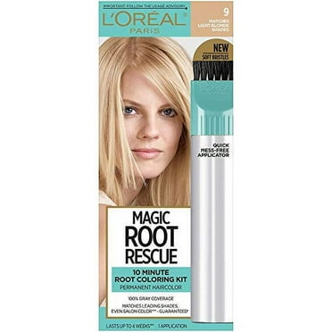 L'Oreal Paris Magic Root Rescue Permanent Hair Coloring, 3 Soft Black ...