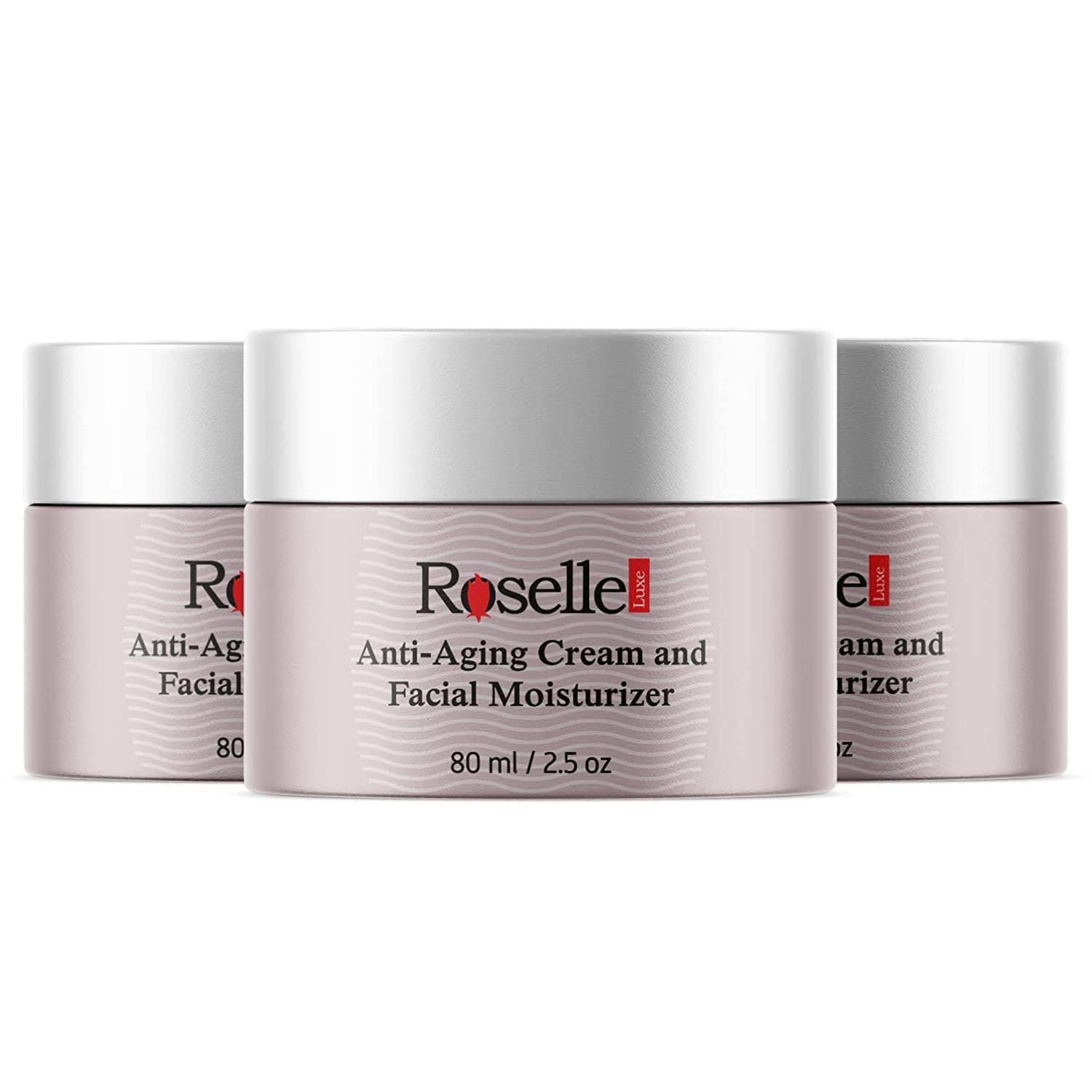 (3 Pack) Roselle - Anti-Aging Face Cream and Ageless Moisturizer ...