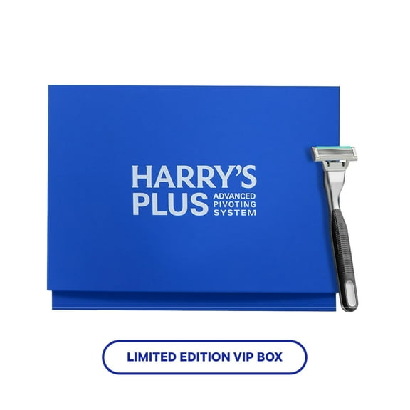 Harry's Plus Shaving Razor for Men with 2 Razor Blade Refill Cartridges ...