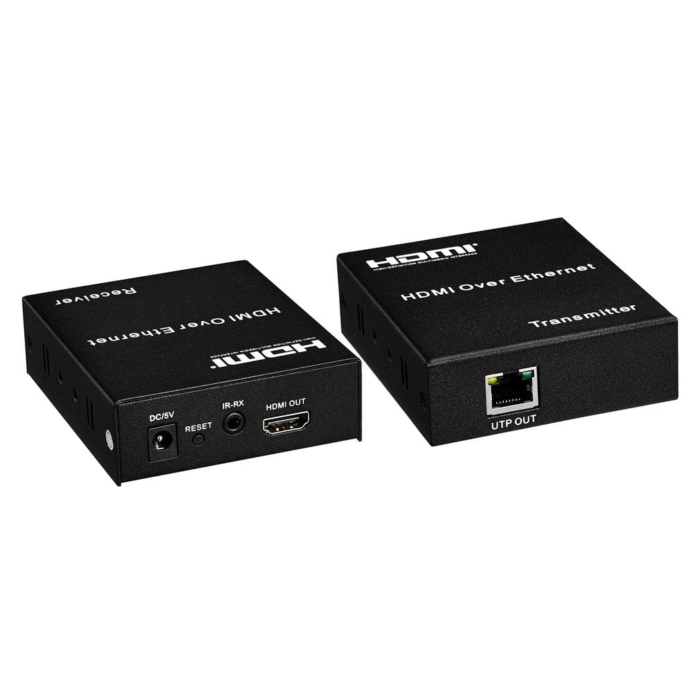 HDMI Over Ethernet Transmitter And Receiver Network Extender Converter ... HDMI Over Ethernet Transmitter And Receiver Network Extender Converter ...
