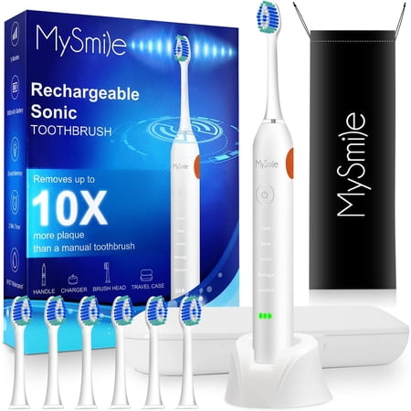 Electric Toothbru h for Adult , Rechargeable Sonic Electronic Toothbru ...