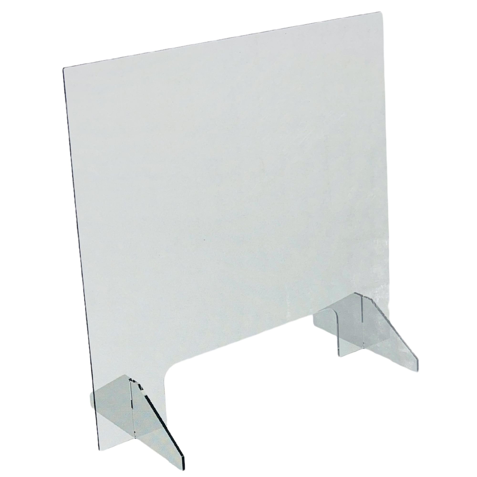 Ardent 23.5" x 23.5" Sneeze Guard Acrylic Glass Plexiglass Freestanding ...