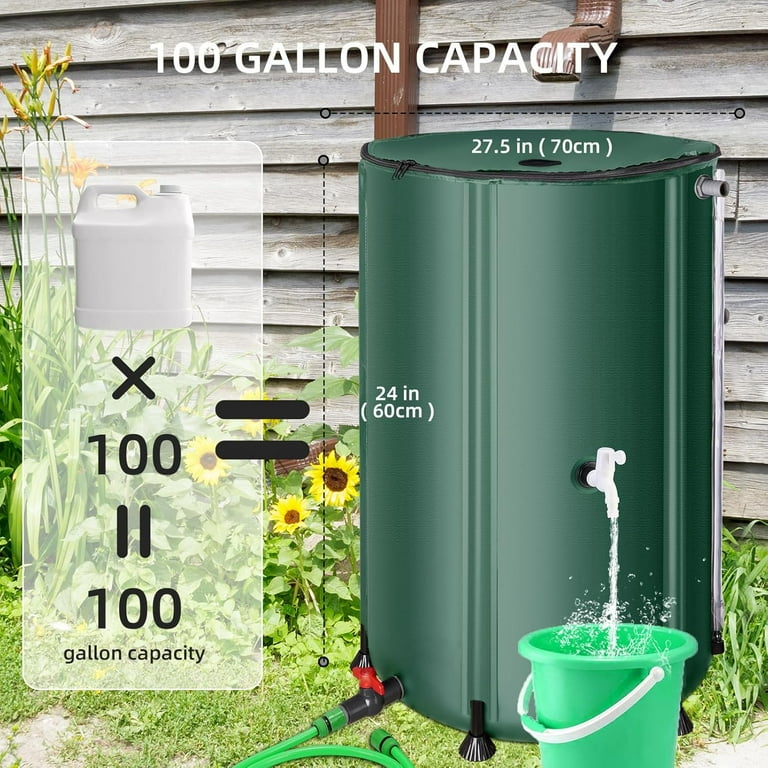 Rain Gutter Watering System