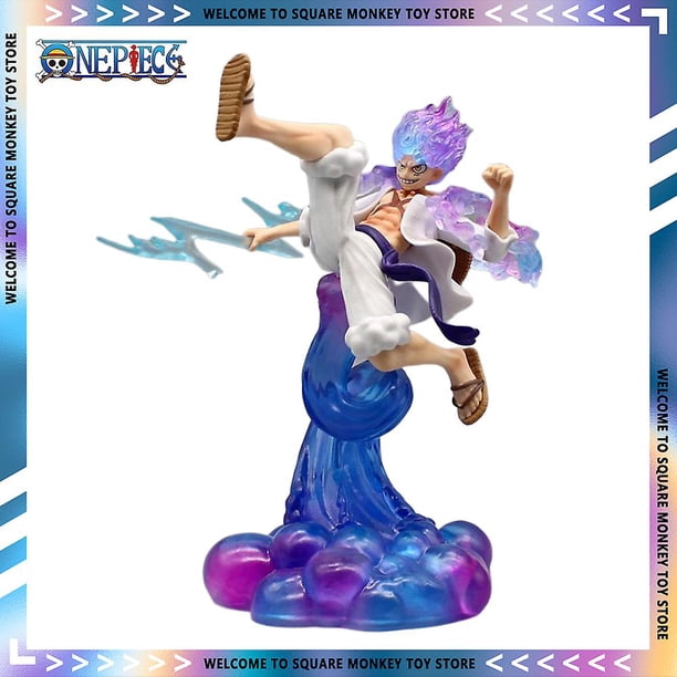 One Piece Anime Figure Luffy Gear 5 Figures Sun God Nika Luffy Figurine ...