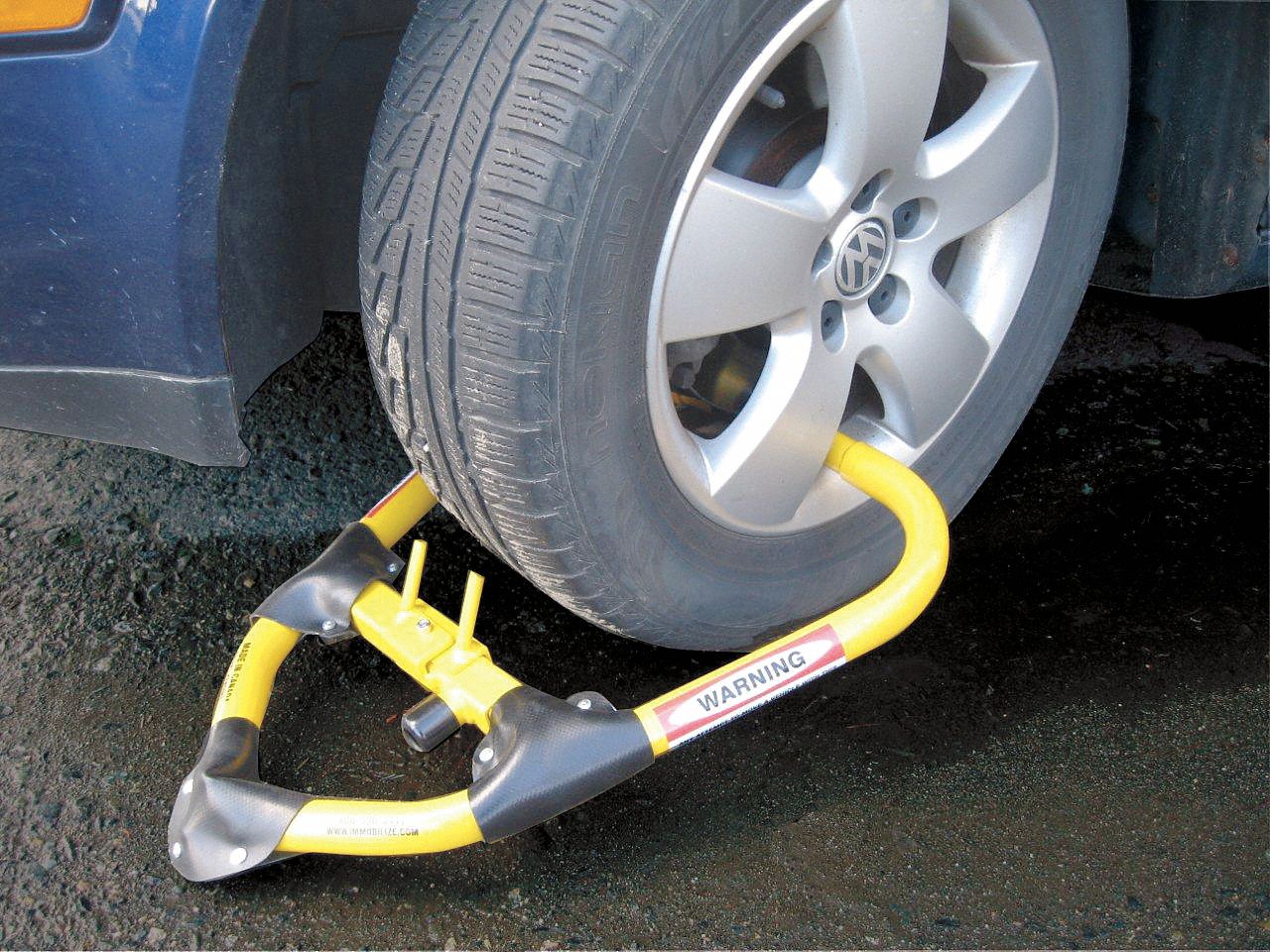 California Immobilizer Anti-Theft Wheel Lock,Adjustable CI00520 ...