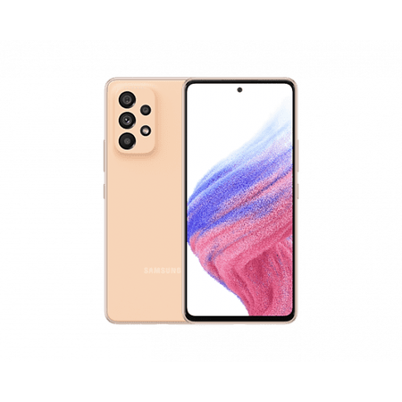 Samsung Galaxy A53 5G (A5360-DS) (128GB/8GB, Awesome Peach) | Walmart ...