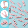 100Pcs DIY Wood Photo Paper Craft Clips Pink 30x9x5mm - Walmart.com
