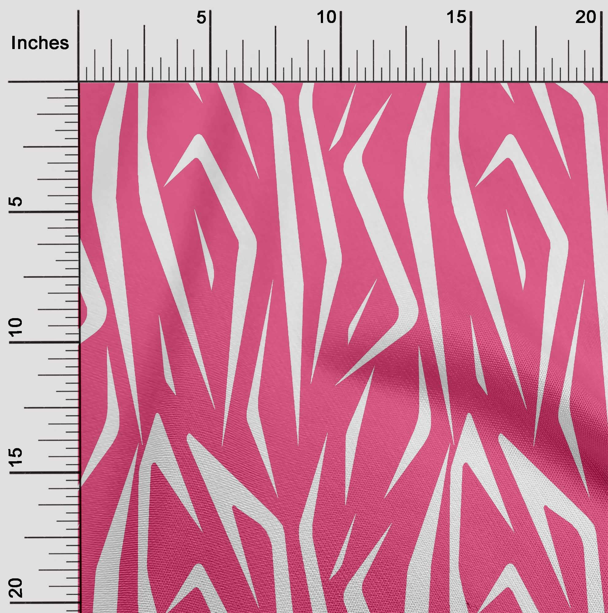 oneOone Viscose Jersey Dark Pink Fabric Skins Animal Diy Clothing ...