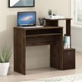 Furinno Home Office Compact Computer Desk w/Bin, Slide-out Keyboard ...