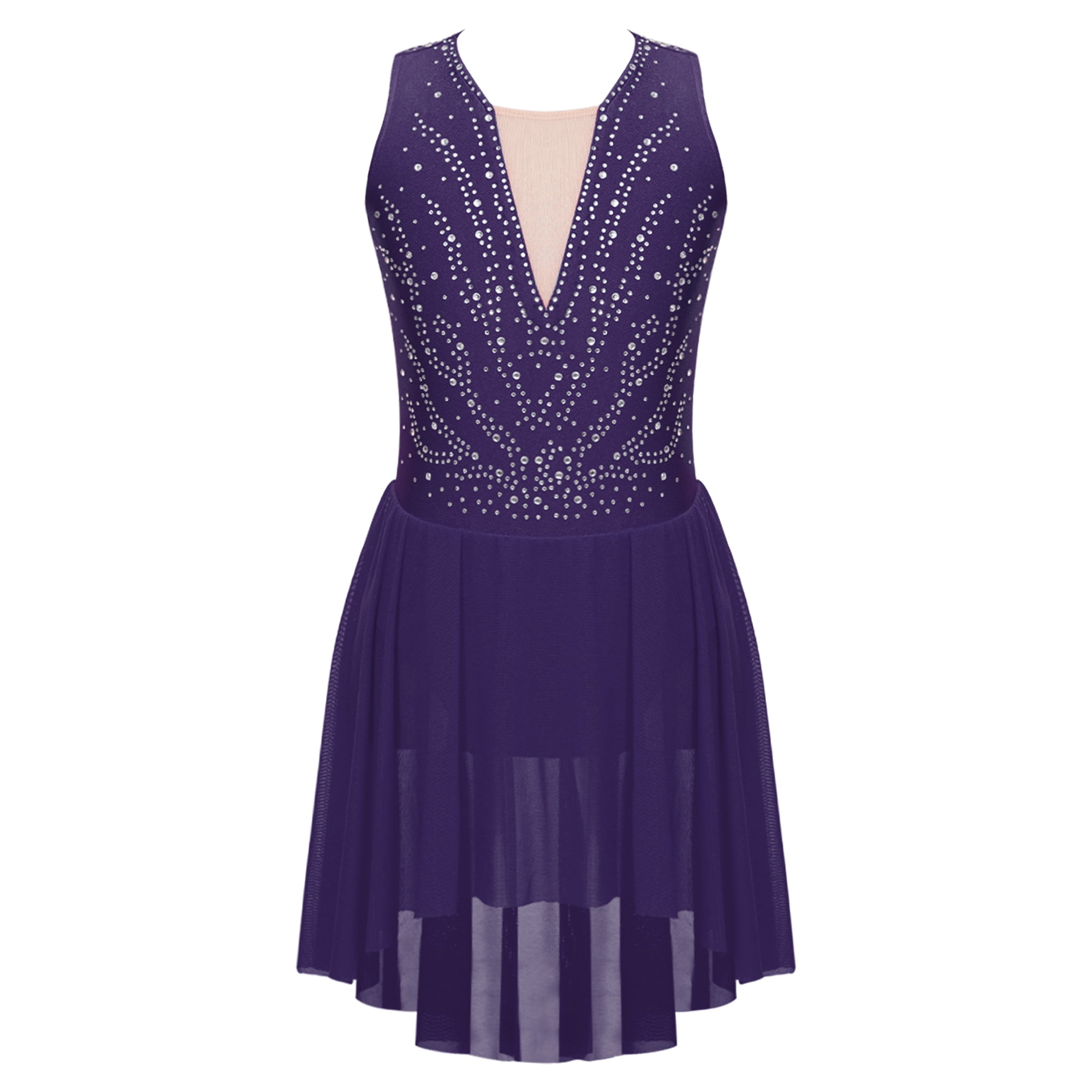 Click here for Sinleey Kids Girls Sparkle Figure Skating Dress Rh... prices
